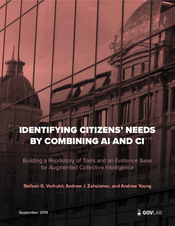 Identifying Citizens’ Needs by Combining Artificial Intelligence (AI ... Identifying Citizens’ Needs by Combining Artificial Intelligence (AI ...