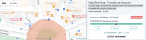 MapChecking • Crowd counting tool – The Living Library